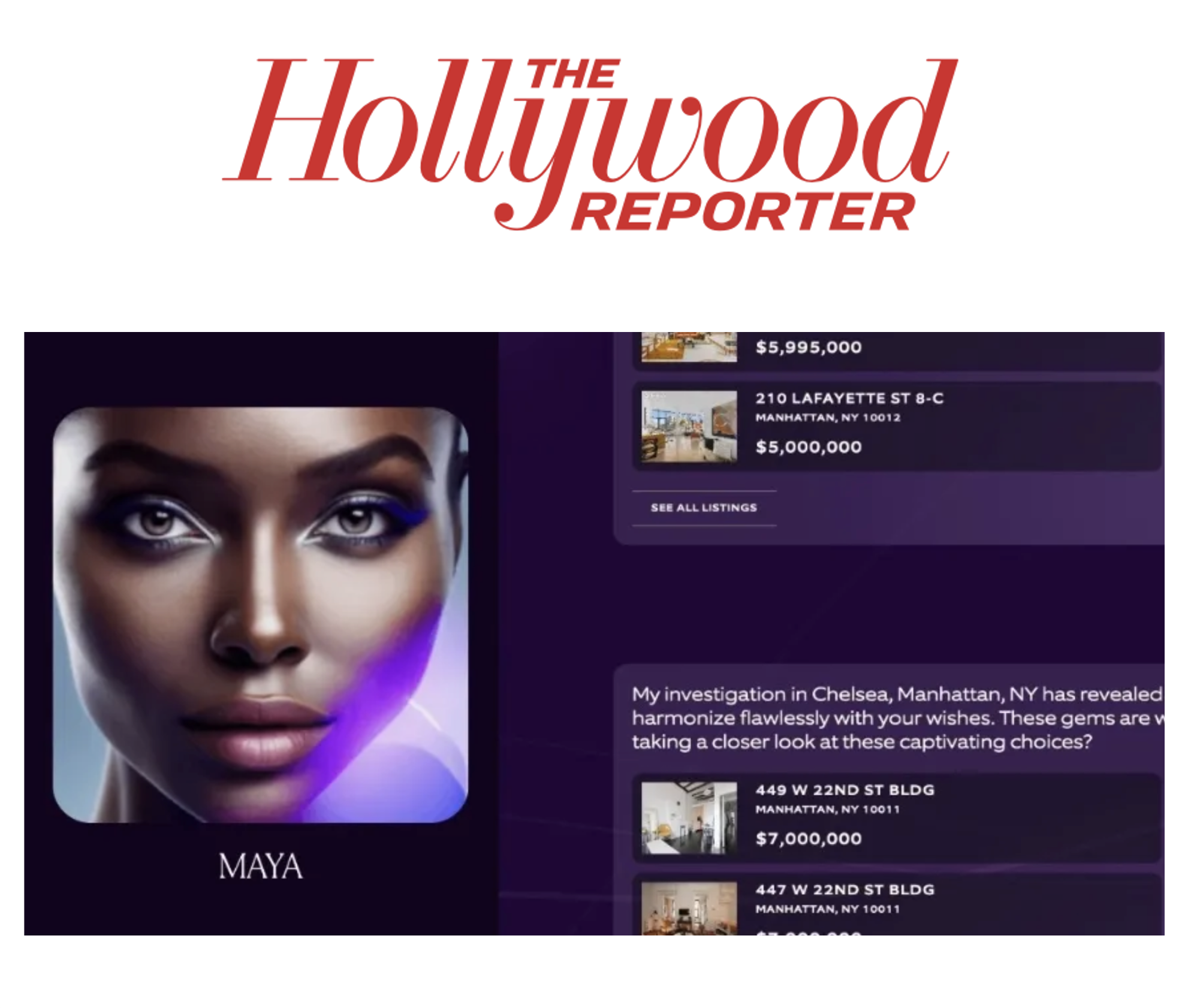 Meet Maya, an AI Real Estate Expert Launched by Celebrity Agent Fredrik ...